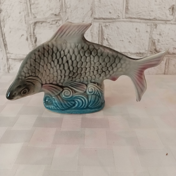 Vintage | Accents | Vintage Ceramic Carp Fish Figurine | Poshmark